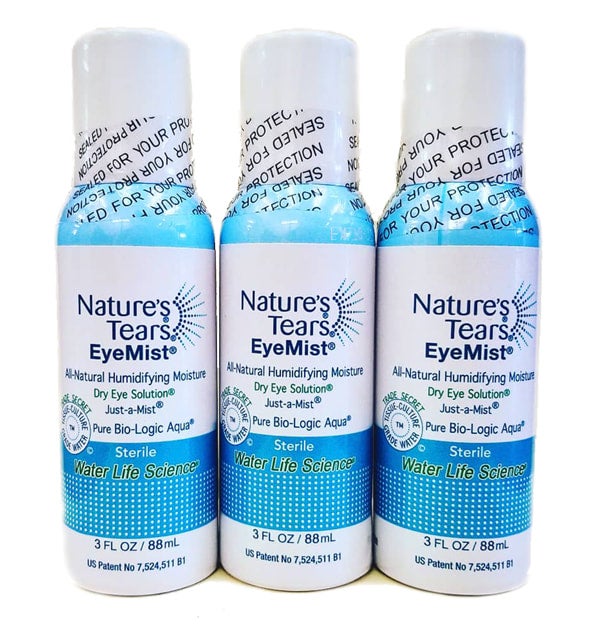 Nature's Tears EyeMist 3oz (3 Pack) | Bio Logic Aqua Research